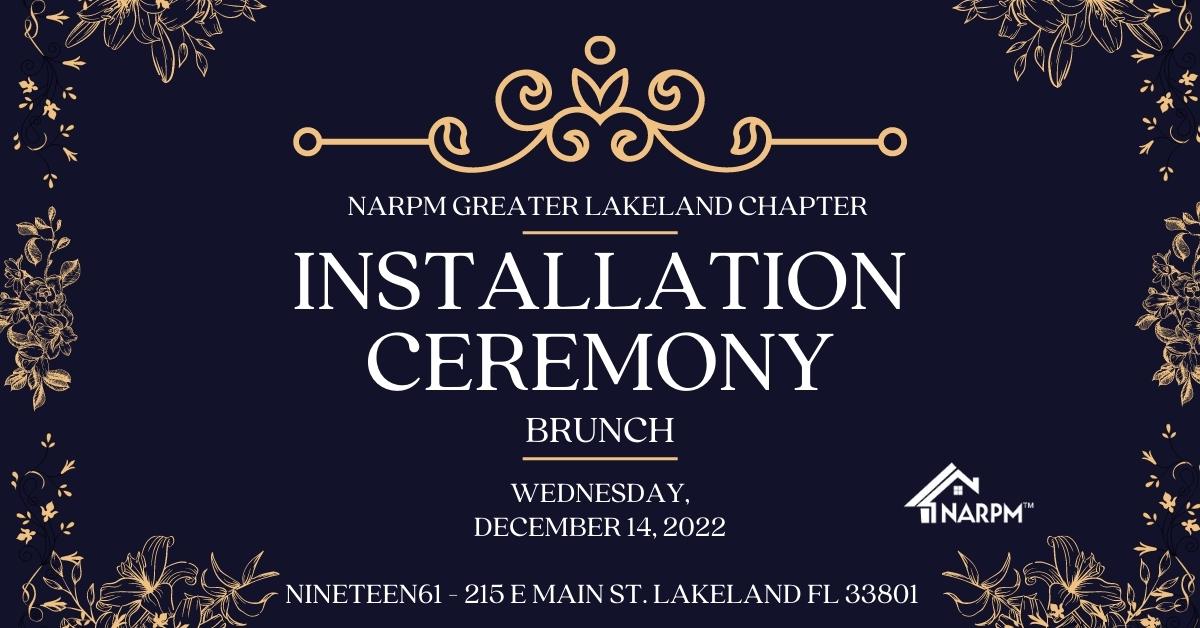 lakeland installation ceremony dec 2022 - Florida State Chapter